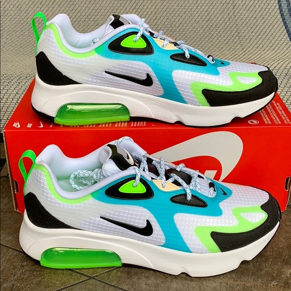 Nike | Shoes | Nike Air Max 20 Se Whiteblackelectric Green Men | Poshmark